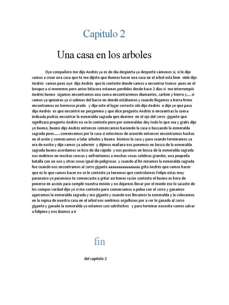 Una Casa en El Arbol | PDF