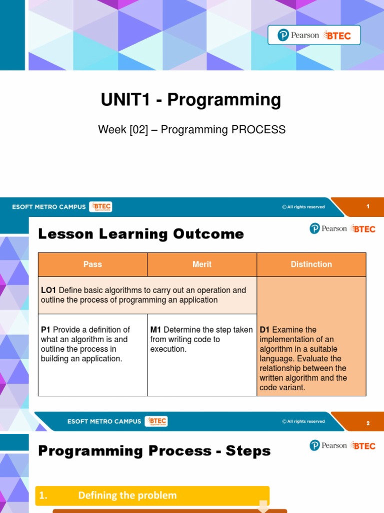 68-1591939177615-HND PRG W2 Programming Process | PDF | Programming | Computer Program