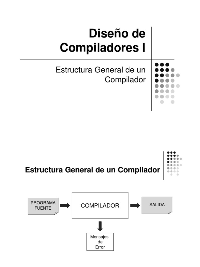 Diseño de Compiladores 1 | PDF | Compilador | Lenguaje de programación