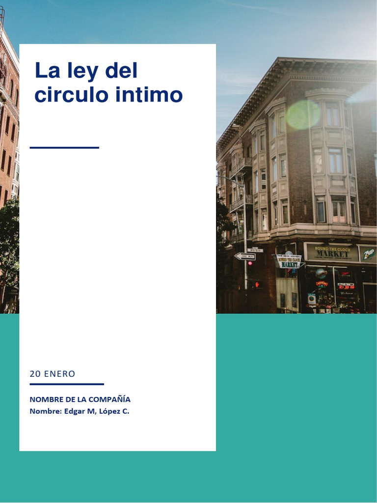 Ley Del Circulo Intimo | PDF