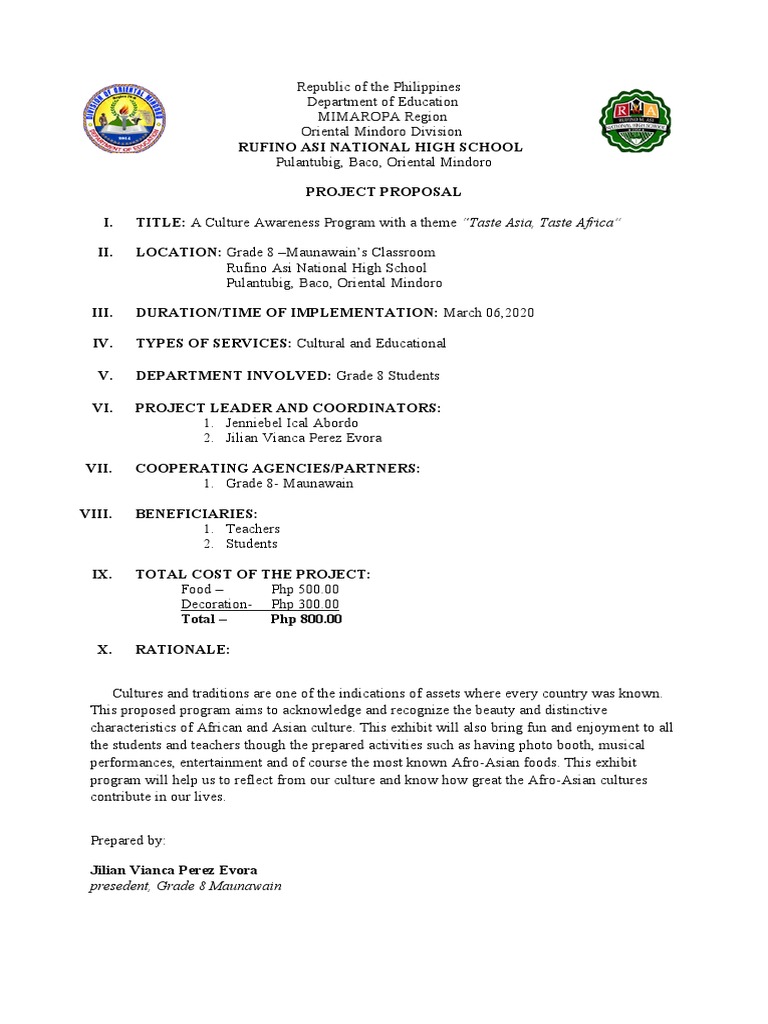 Project Proposal | PDF | Travel