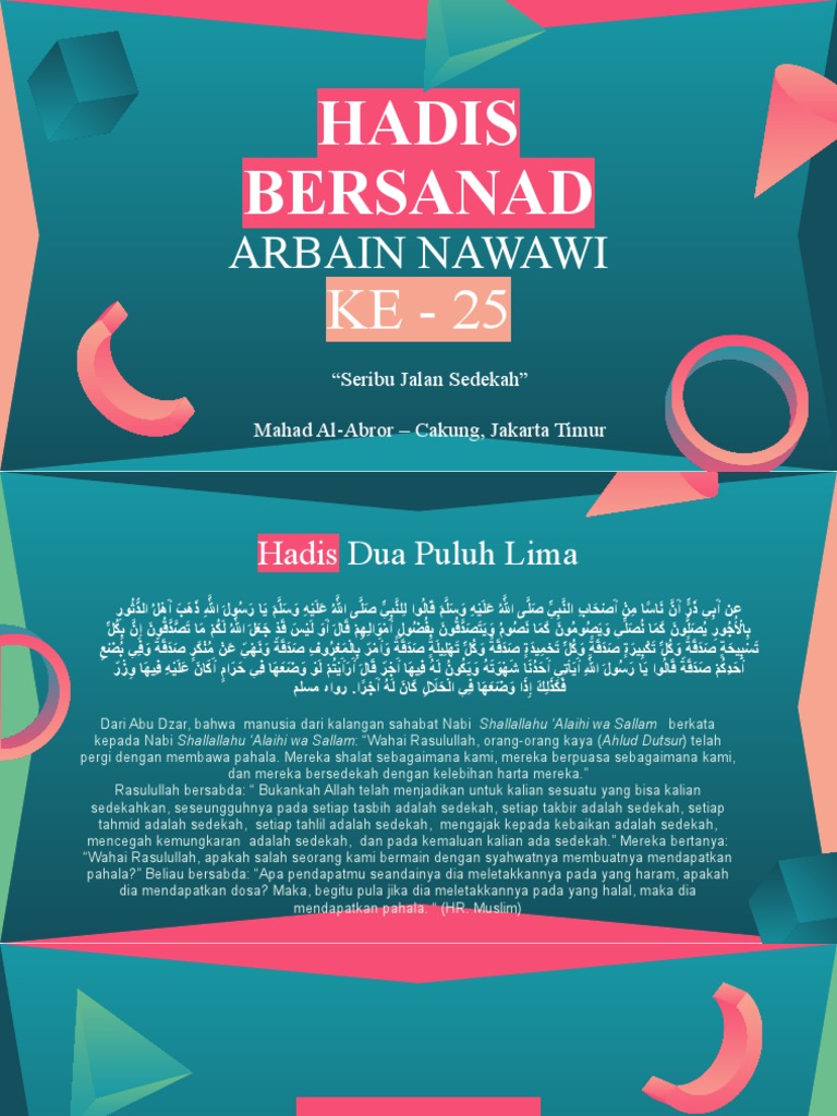 Hadis Ke 25 | PDF