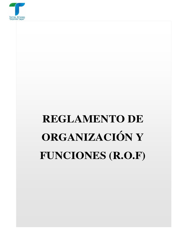 ROF - Modf 3 | PDF | Sentencia (ley) | Regulación
