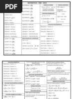 Formulario de Matemáticas Completo | PDF