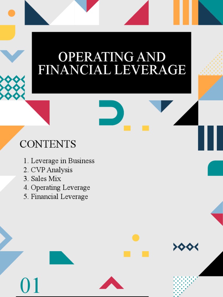Operating And Financial Leverage Download Free Pdf Leverage