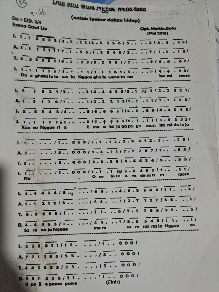 Dua Gheta Lulu Wula | PDF