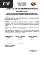 Resolution Realignment Sample Format | PDF | Philippines