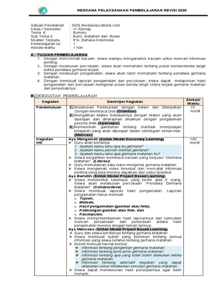 Kelas 6 Tema 8 Sub Tema 3 | PDF