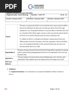COP-CL-002 Diet Requisition Sheet | PDF