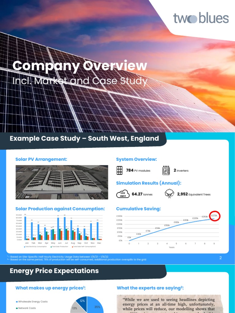 Two Blues Solar - Example Deck (2022-08) | PDF | Photovoltaics | Solar ...