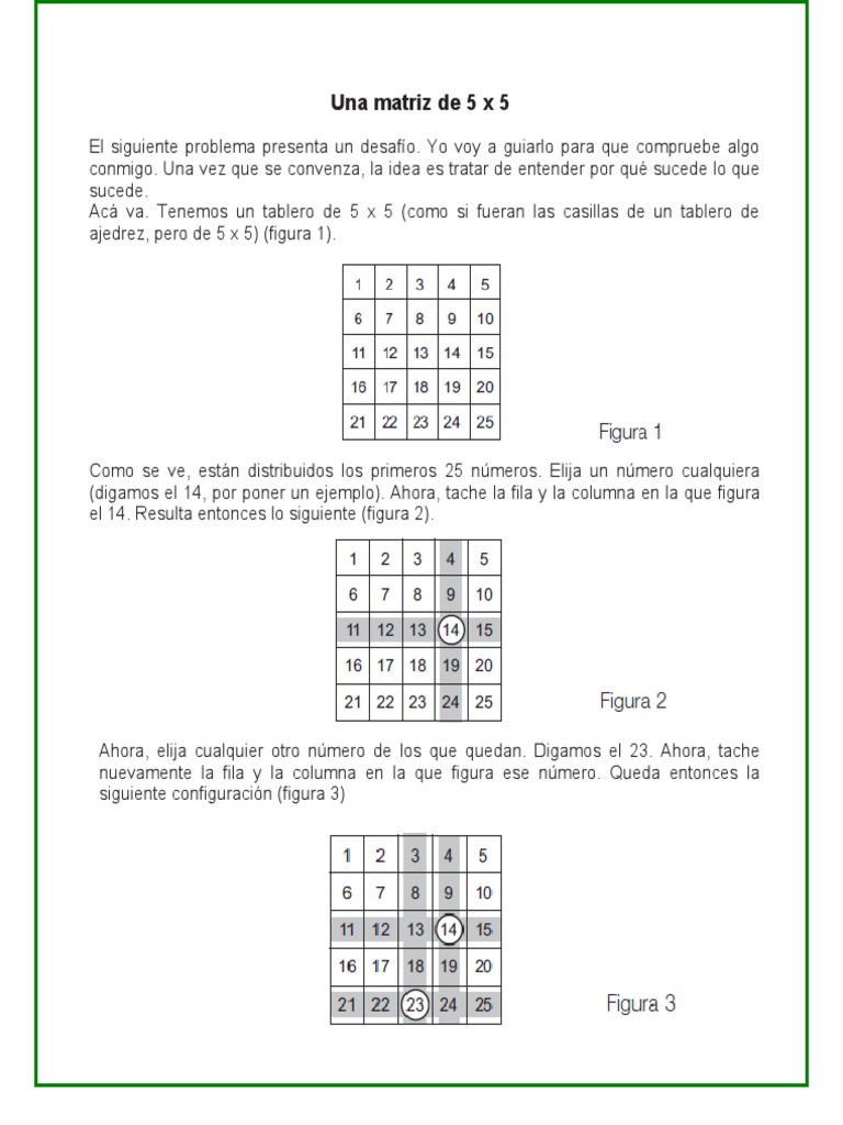 Matriz 5x5 | PDF