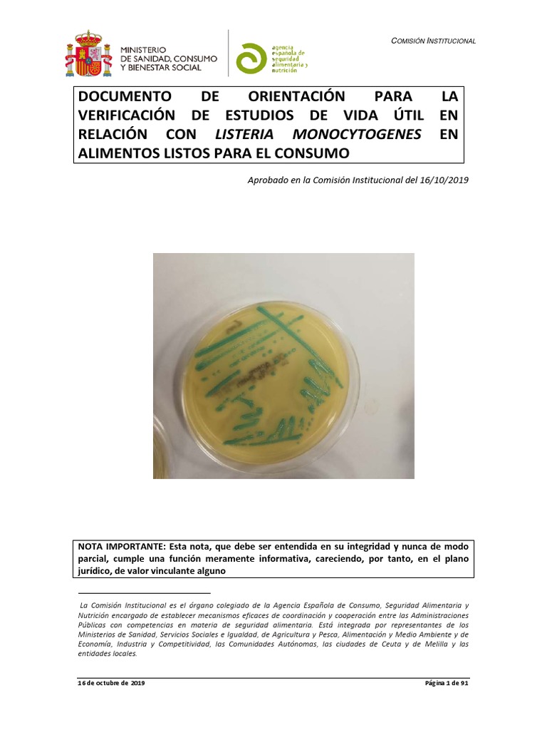 Verificacion Vida Util | PDF | Alimentos | Análisis de Riesgo y Puntos ...