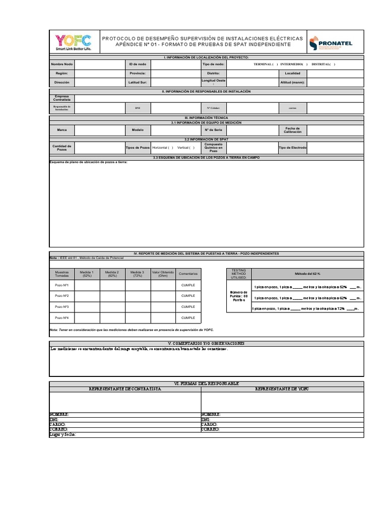 12.1 A2197 Cajay - Protocolo Spat Independiente | PDF | Metrología | Electromagnetismo
