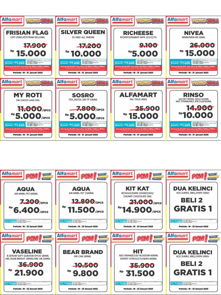 Pop Tebus PWP PSM Pms 16-31 Januari 2023 | PDF