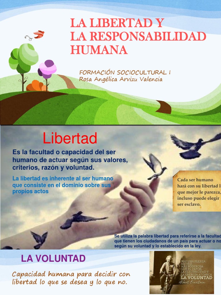 La Libertad y Responsabilidad Humana | PDF | Libertad | Libre albedrío