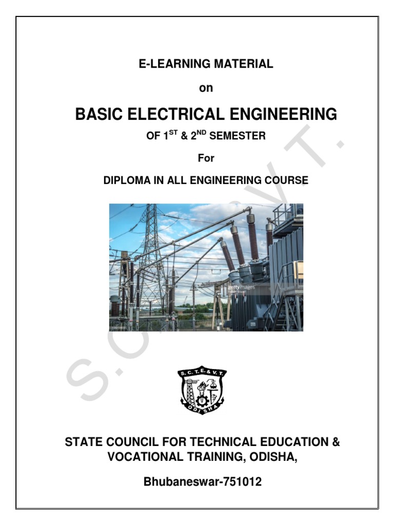 Basic Electrical Engineering 1st-year-LM | PDF | Inductor | Series And ...