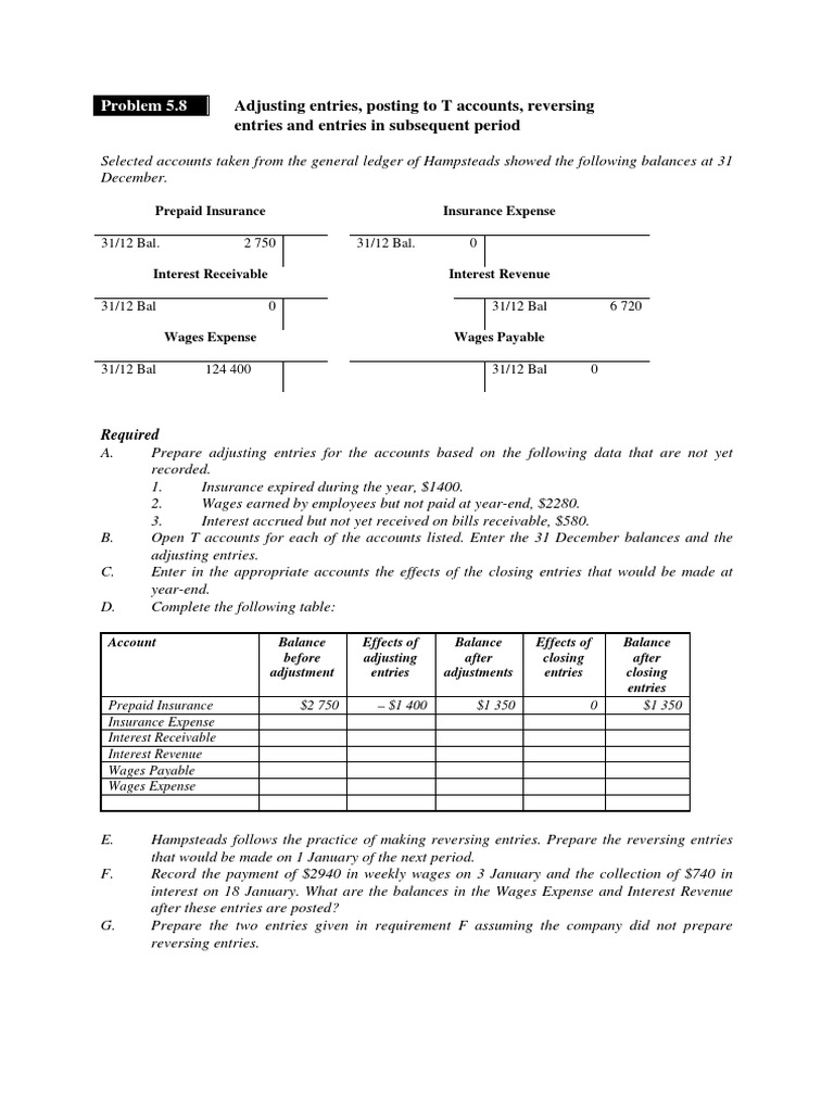 ACCT1101 Week 6 Practical Solutions | PDF | Debits And Credits | Expense