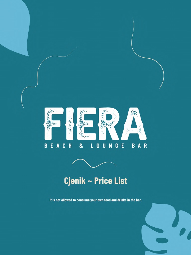 Fiera Price List | PDF