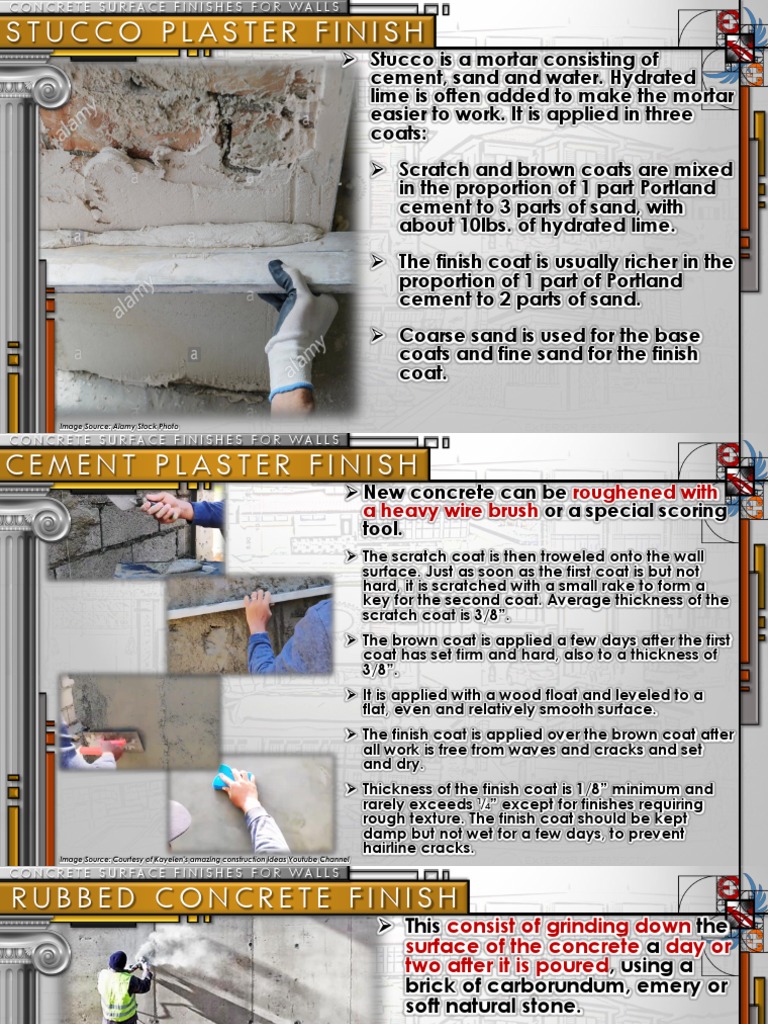 Concrete Finishes | PDF | Concrete | Composite Material