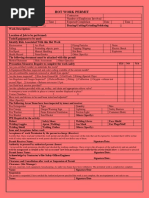 Excavation Work Permit | PDF | Hazards | Safety