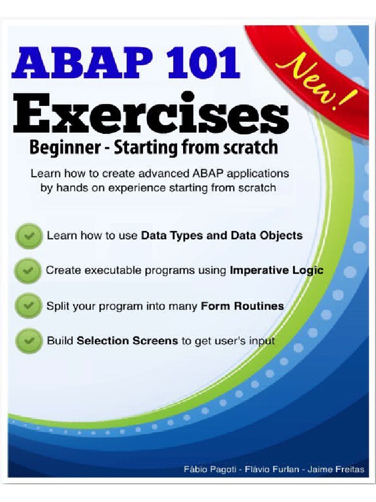 Ebook ABAP 101 Exercises Beginner Starting From Scratch | PDF | Data ...