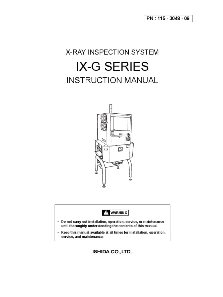 IX - G Series Instruction Manual | PDF | Software | Switch