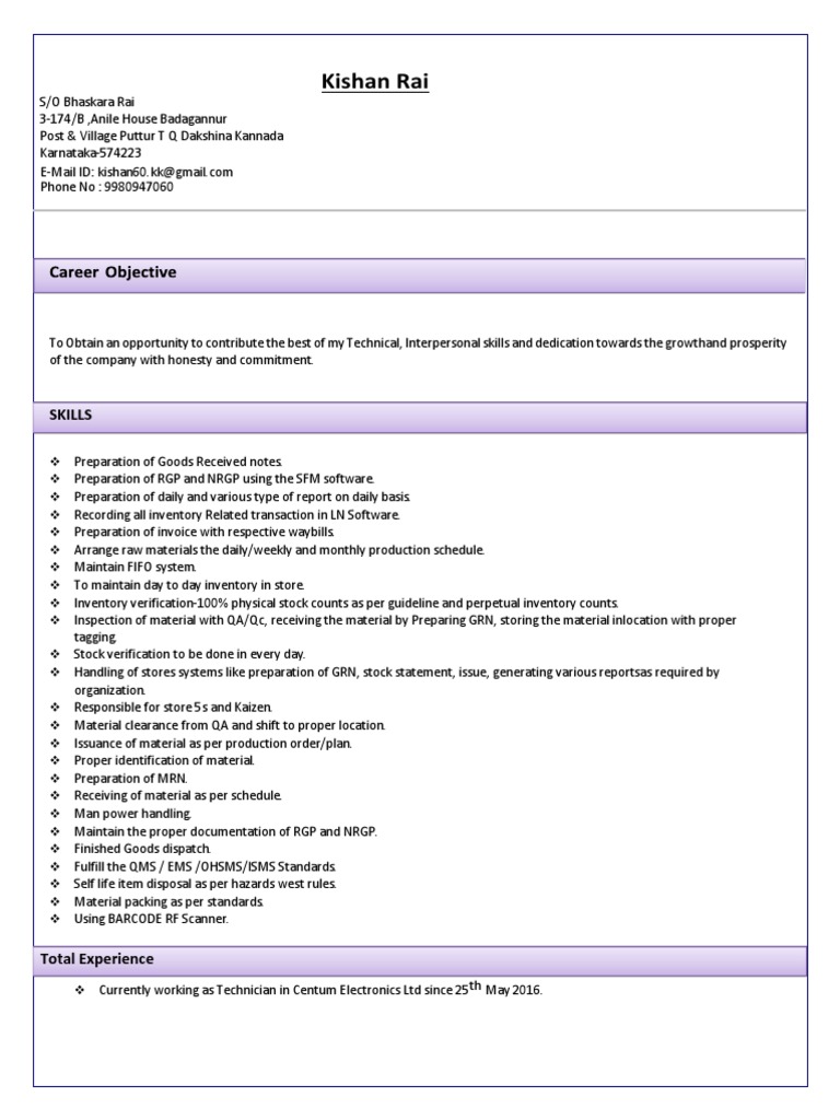 Kishan Resume | PDF | Computing