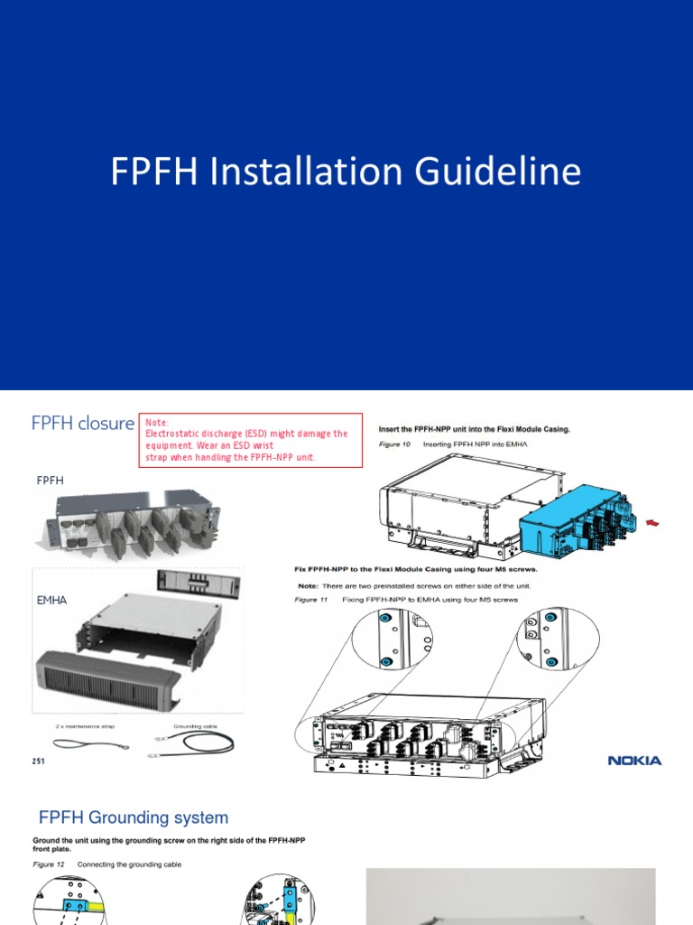 FPFH Standar Installation | Download Free PDF | Electrostatic Discharge ...