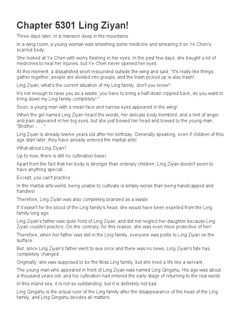 Ye Chen Chapter 5301 5335 | PDF | Dragon