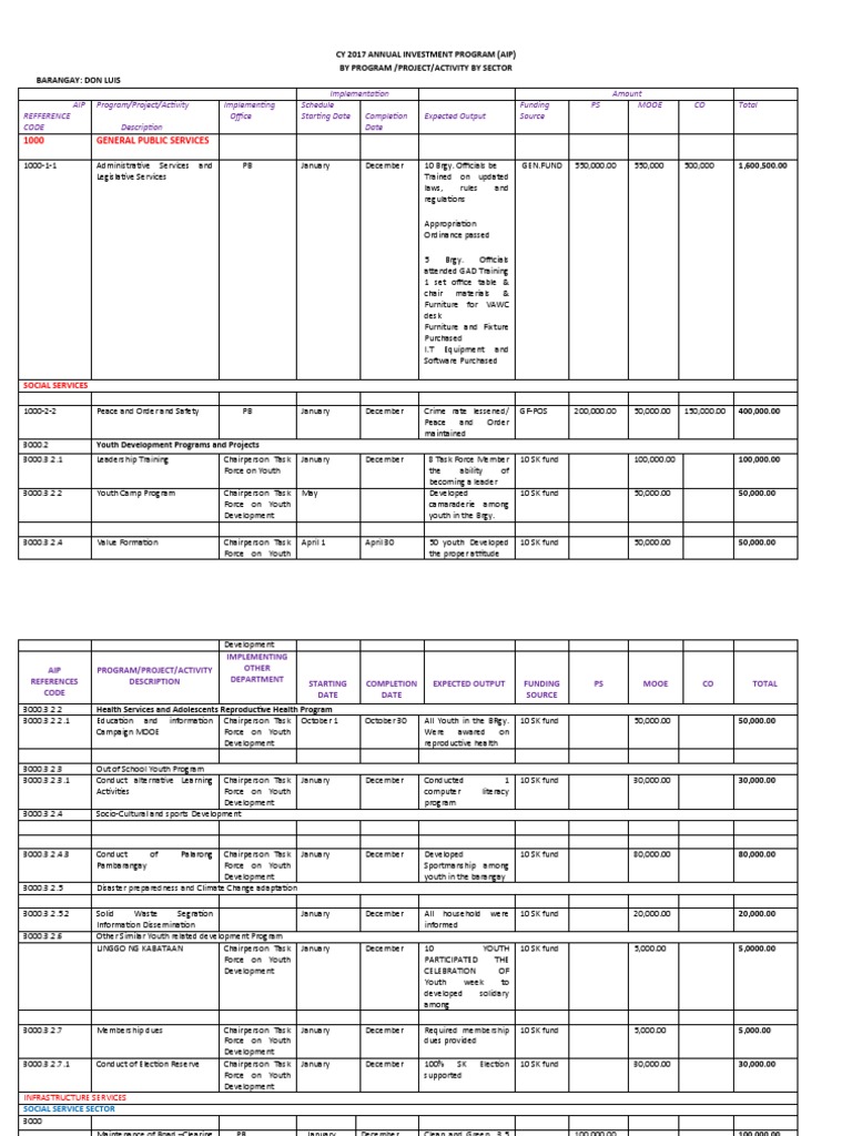 2020ANNUAL INVESTMENT PROGRAM New | PDF