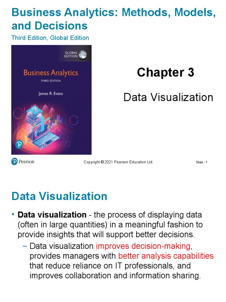 Evans Analytics3e PPT 03 Accessible v2 | PDF | Scatter Plot | Pie Chart