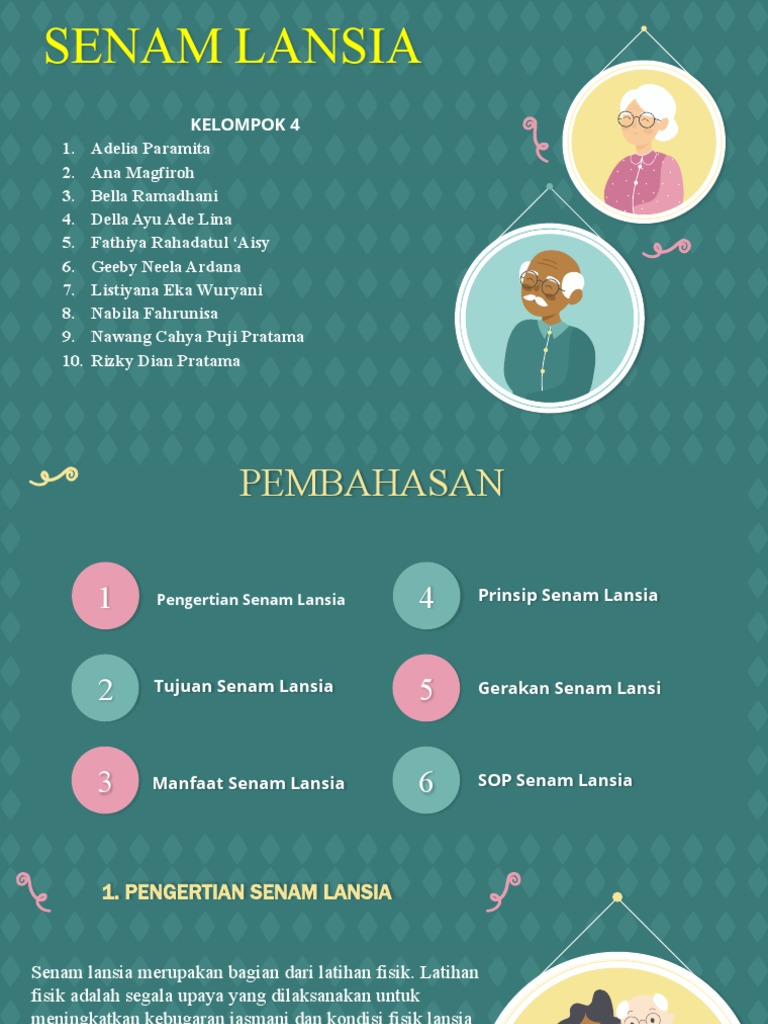 Gerakan Senam untuk Lansia Sehat | PDF | Kesehatan Holistik