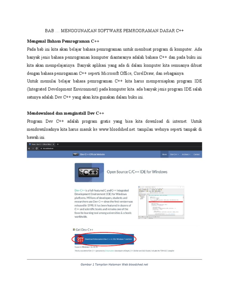 Materi Dev C++ | PDF | Komputer