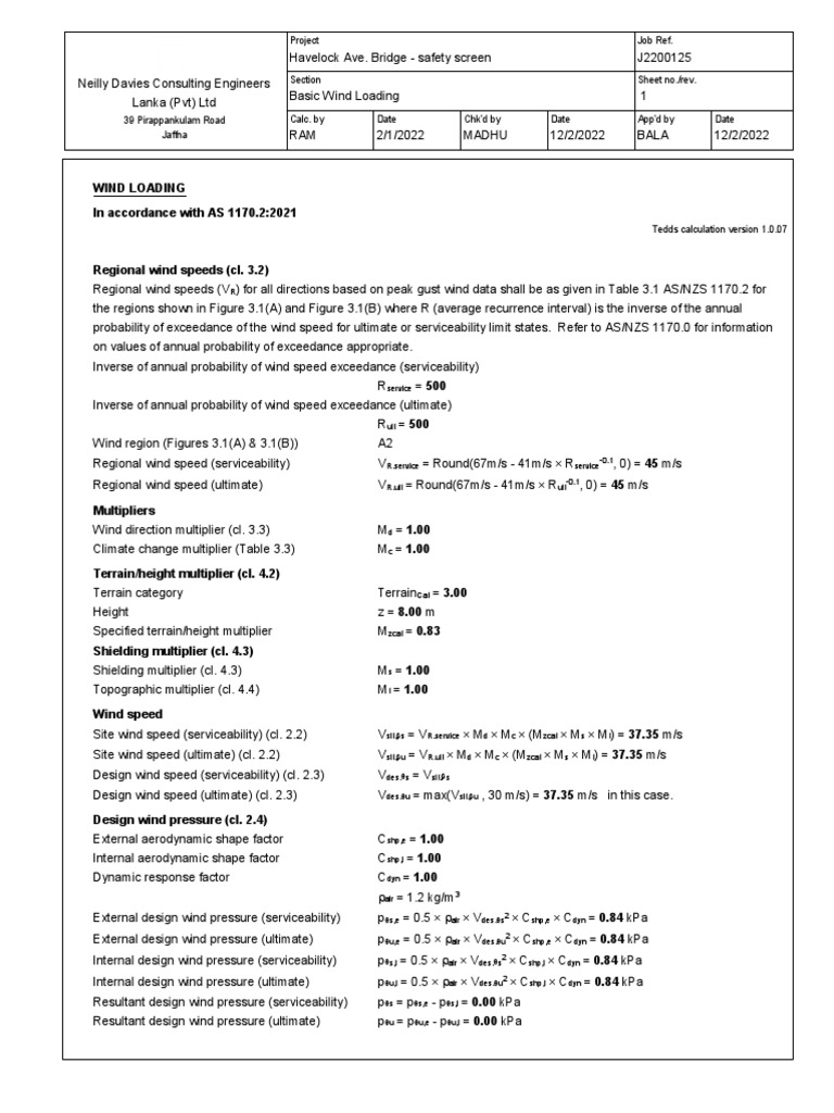 Basic Wind - Safety Screen | PDF | Wound | Physical Quantities