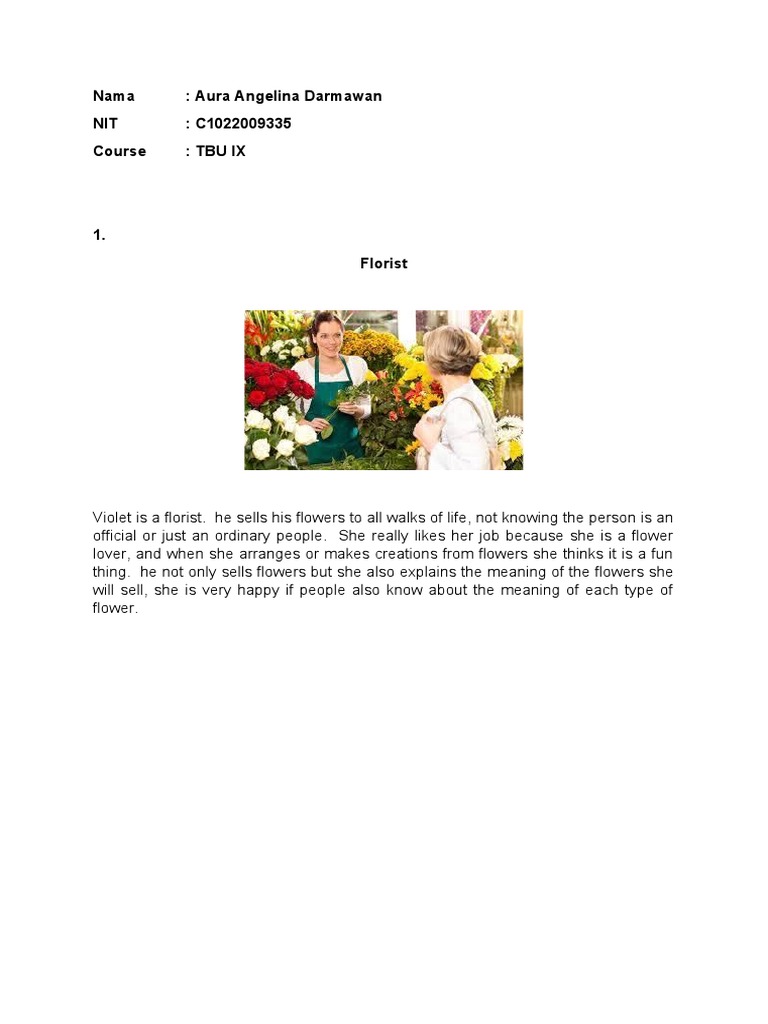 Florist | PDF