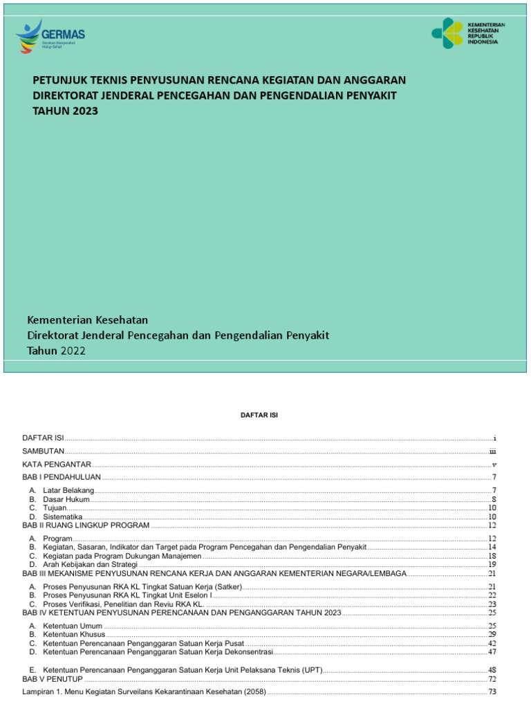 Rencana Kerja Program P2P 2023 | PDF