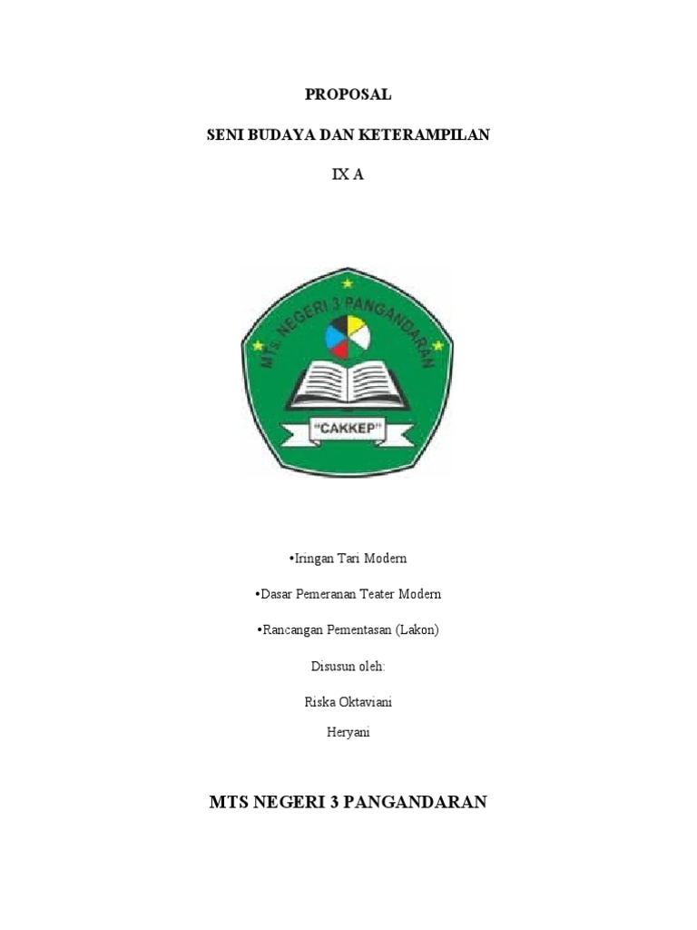 Proposal Seni Budaya | PDF