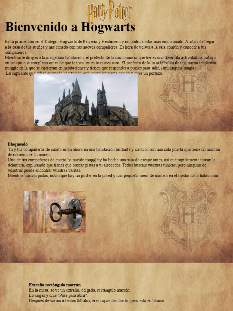 EscapeRoom HarryPotter | PDF