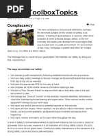 Controlling Stress - Safety Toolbox Talks Meeting Topics | PDF