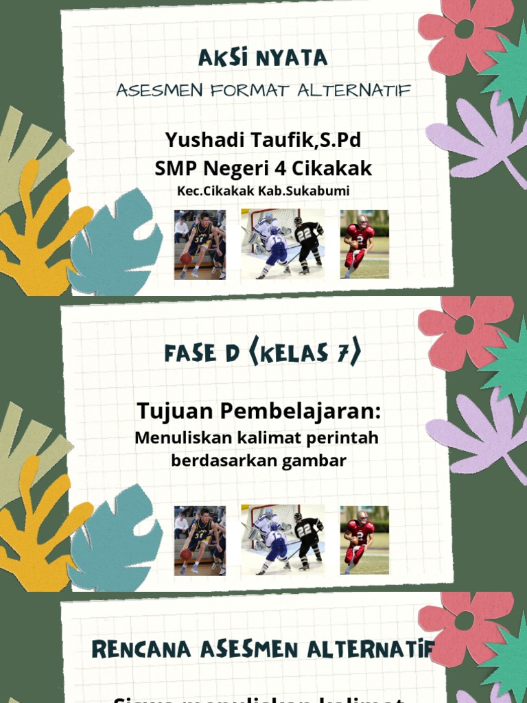 Asesmen Format Alternatif | PDF