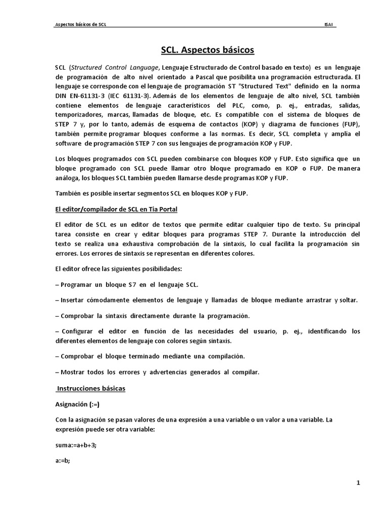 Teoria SCL | PDF | Lenguaje de programación | Programación de computadoras