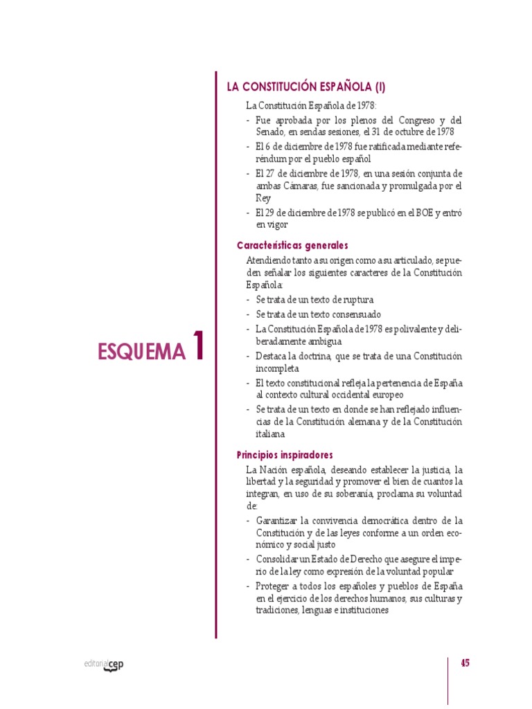 Esquema 01 G | PDF | España | Derechos