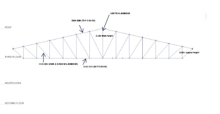 Isnb 80M (Top Chord) : Vertical Member | PDF
