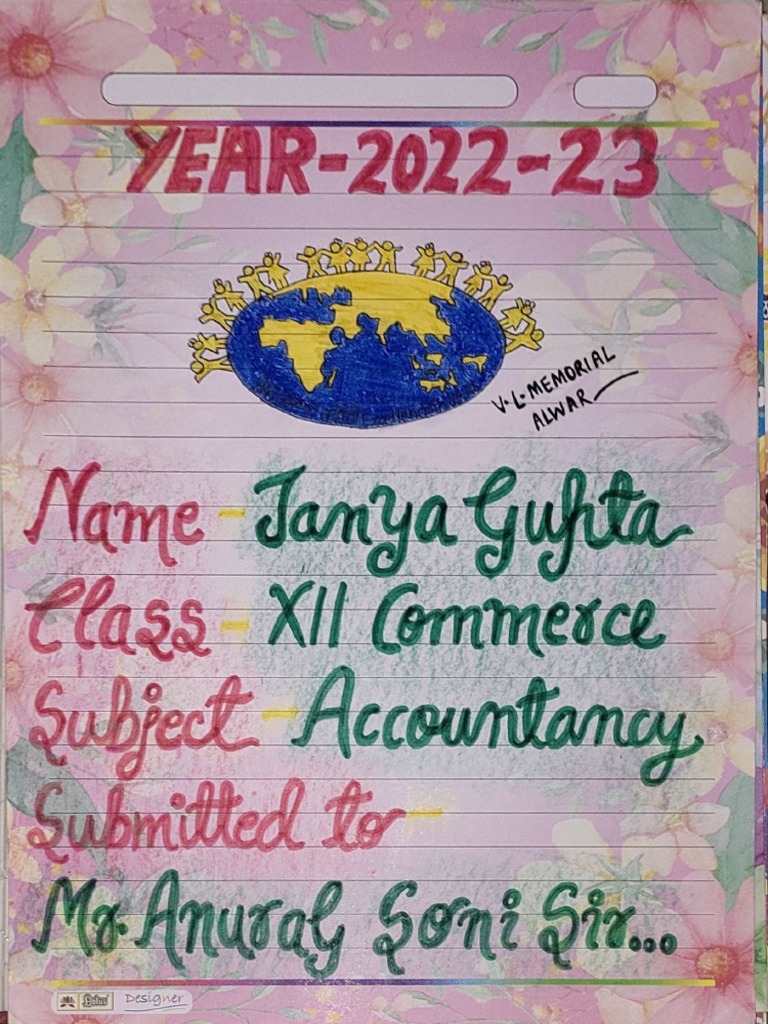 Class 12 Accounts Project | PDF