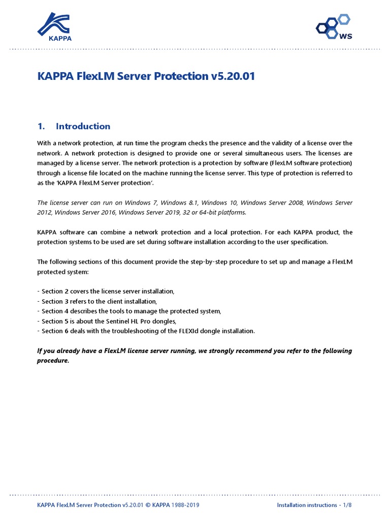 Flexlmnetwork 52001 | PDF | Installation (Computer Programs) | Server (Computing)