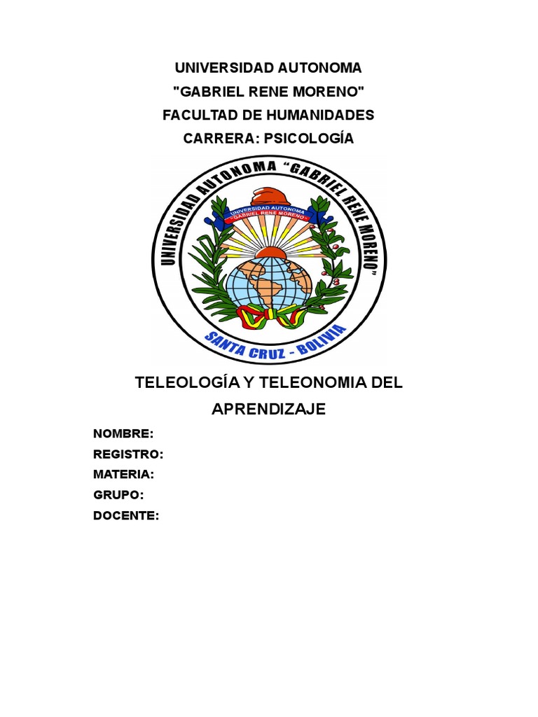 Teleología y Teleonomia Del Aprendizaje | PDF | Evolución | Aristóteles