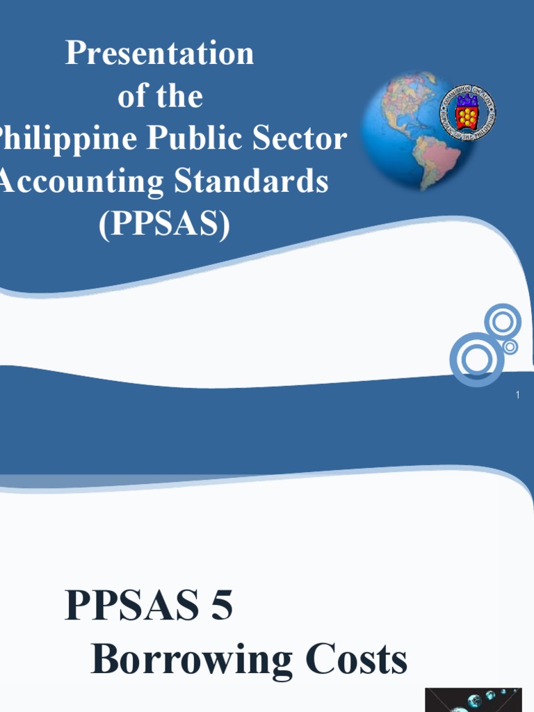 PPSAS 5: Accounting for Borrowing Costs | PDF | Debt | Debits And Credits