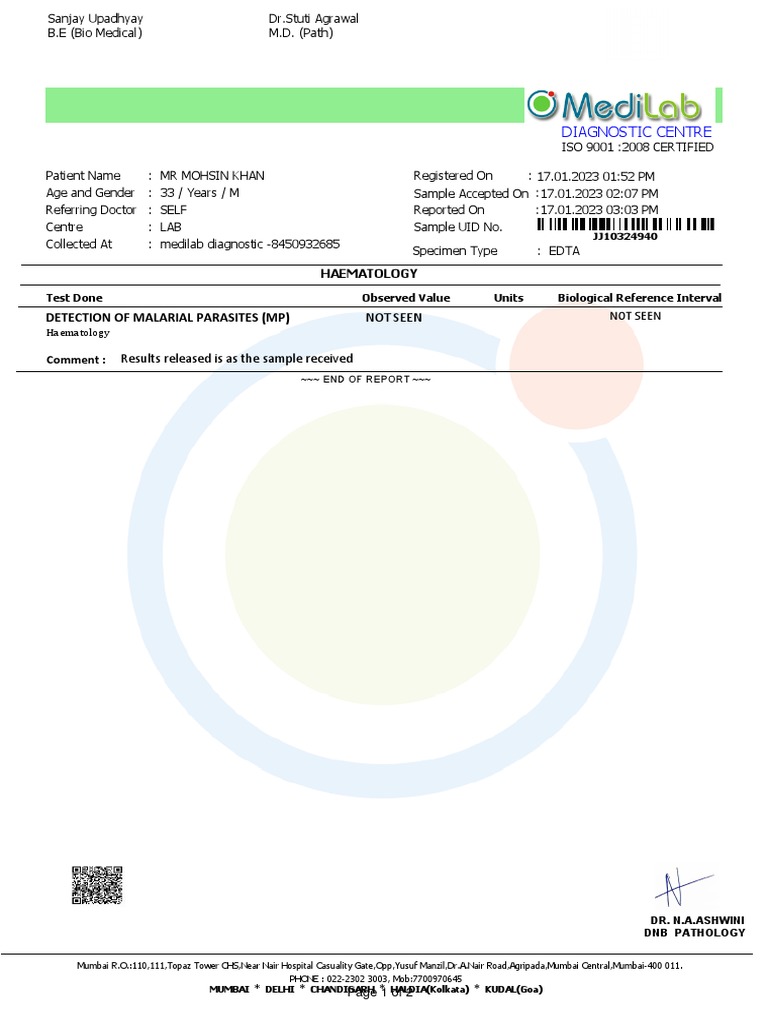 Ibne Alijj10324941 17-01-2023 | PDF | Health Sciences | Medical Specialties