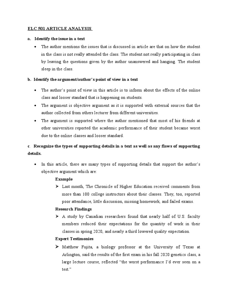Elc 501 Article Analysis | PDF | Educational Technology | Cognitive Science