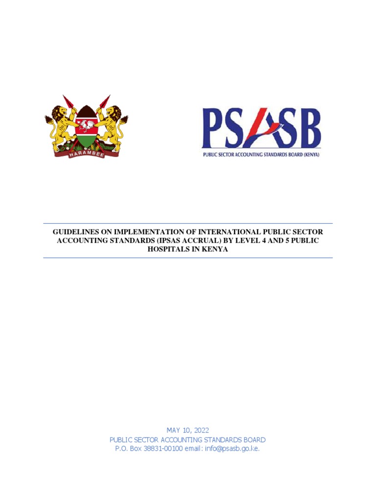Guidelines For Level 4 and 5 Public Hospitals Financial Reporting ...